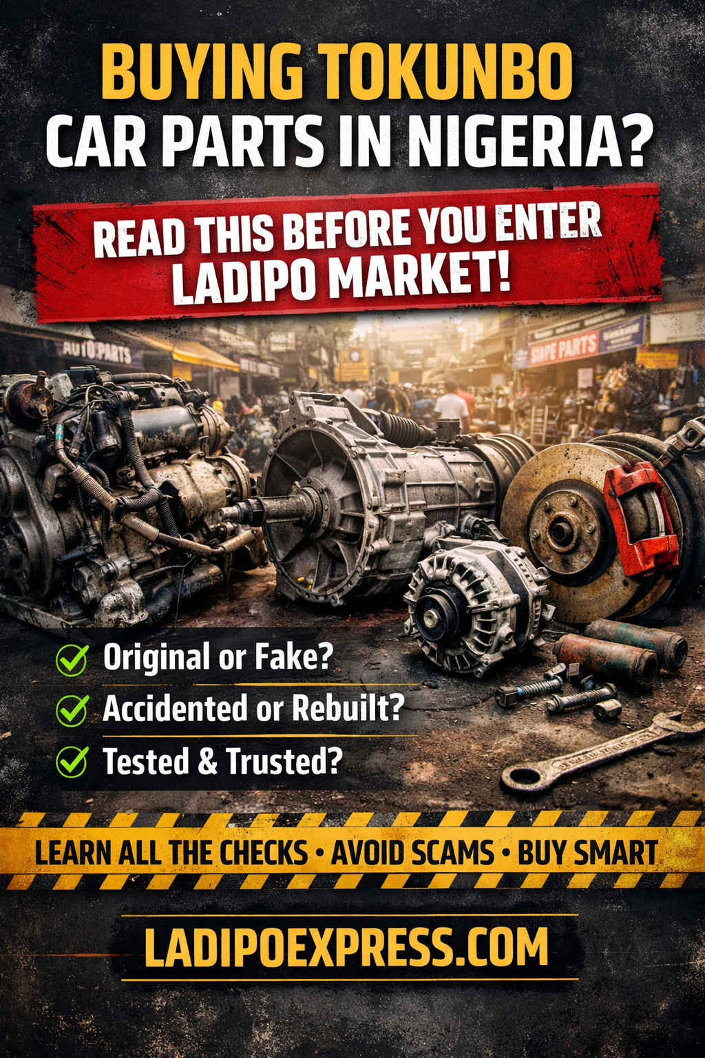 Buying Tokunbo Car Parts in Nigeria? Read This Before You Enter Ladipo ...